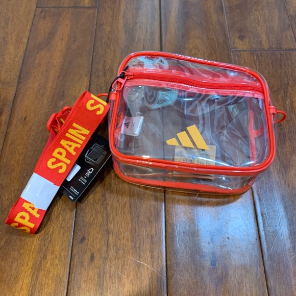 adidas | Accessories | Adidas Spain Clear Crossbody Bag | Poshmark